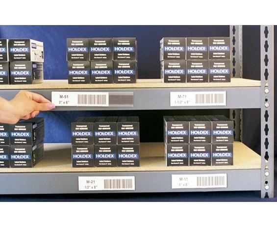 HOL-DEX® INSERTABLE LABEL HOLDERS at Nationwide Industrial Supply, LLC