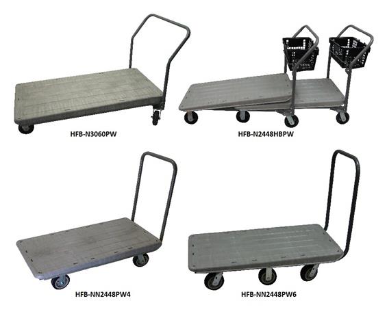 NESTING AND NON-NESTING FLATBED CARTS at Nationwide Industrial Supply, LLC