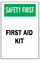 Brady First Aid Signs at Nationwide Industrial Supply, LLC